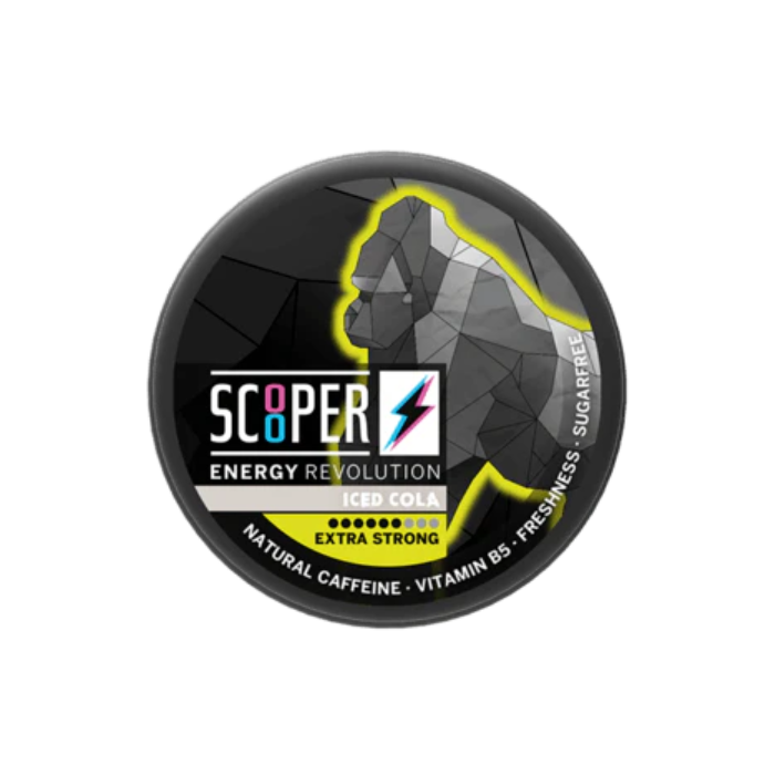 Grab SCOOPER ENERGY ICED COLA Snus—Lowest Prices Now! – Snusdiscount.co.uk
